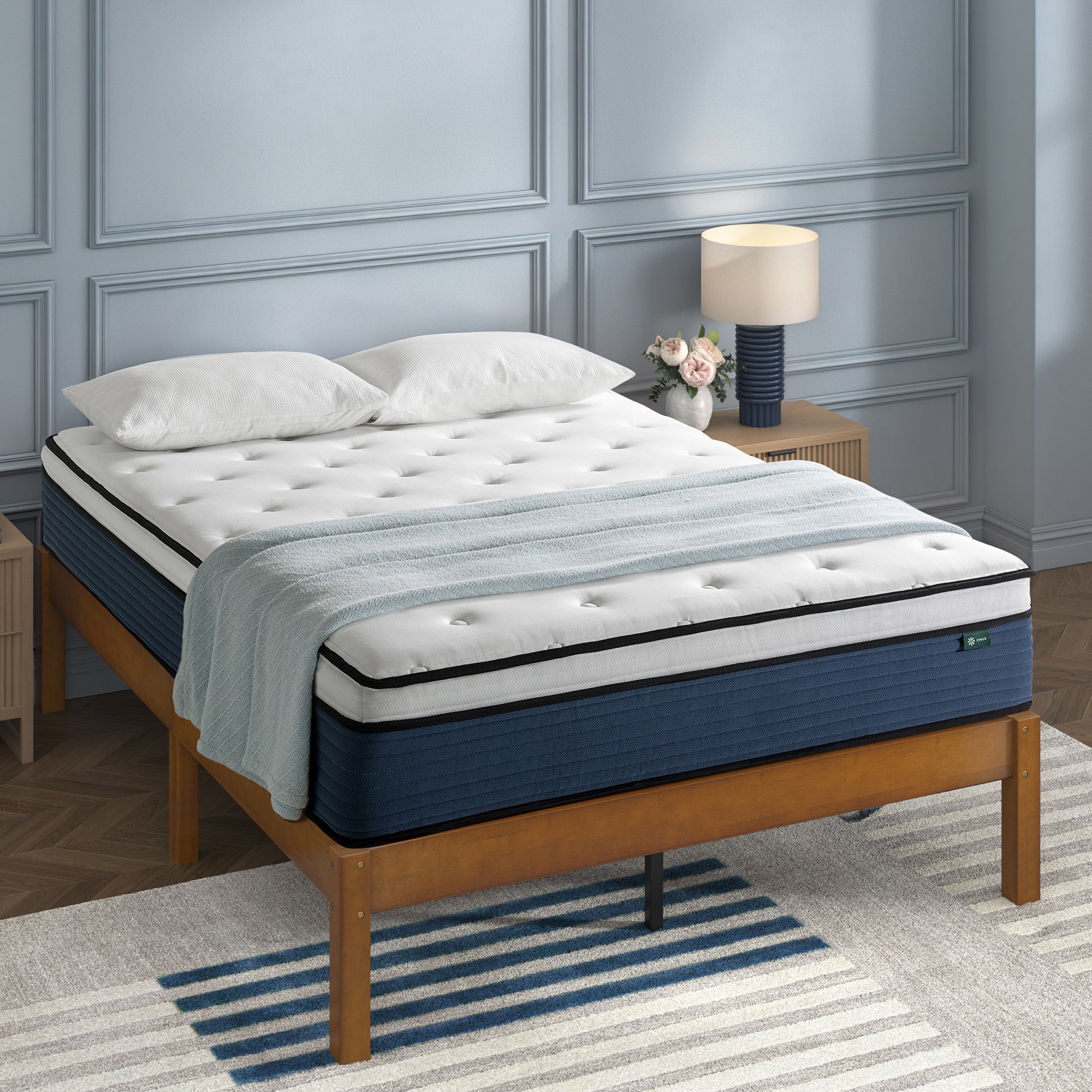 Kasur Spring Bed Plush Top Extra Comfort – zinus.co.id
